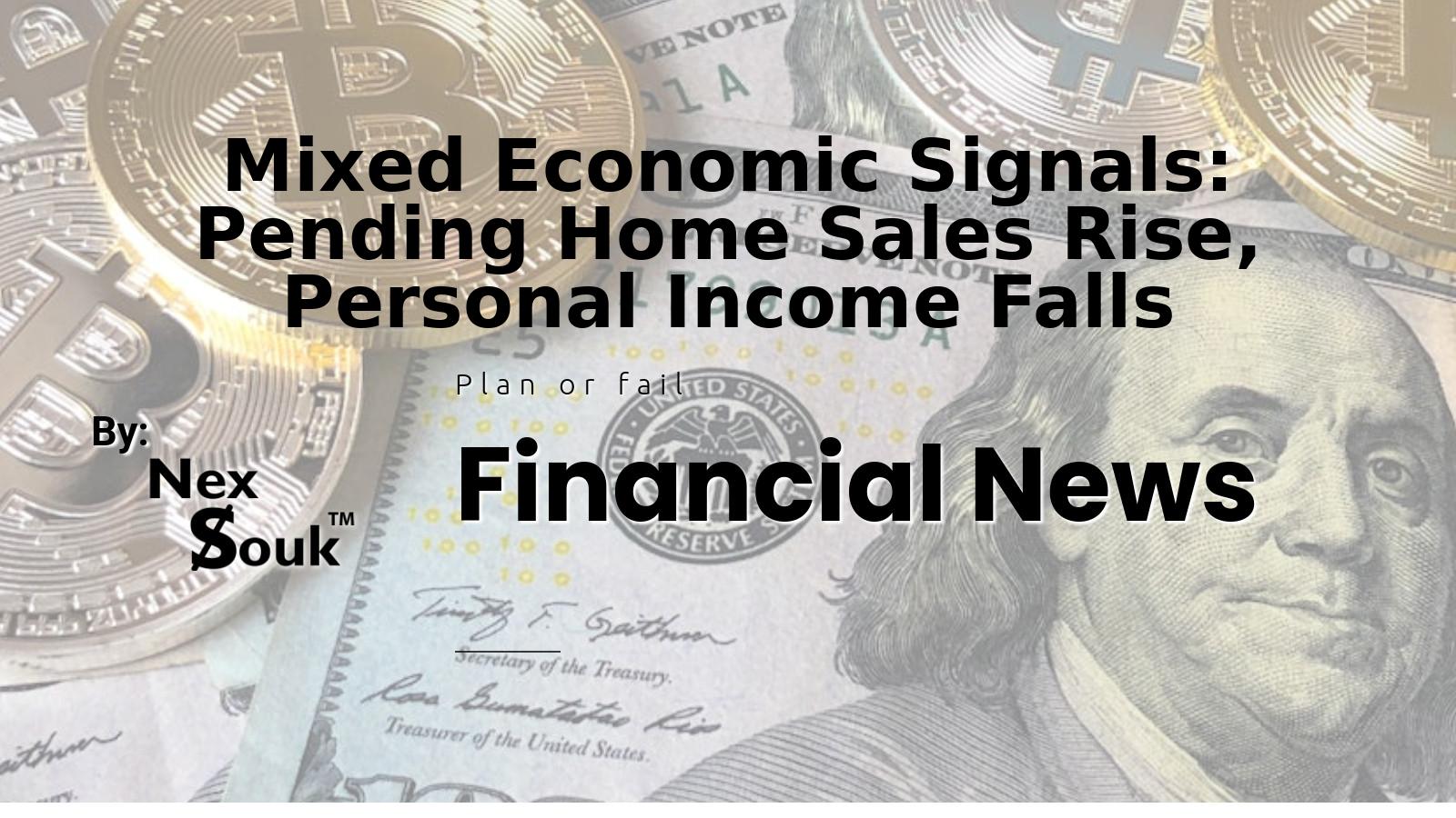 Mixed Economic Signals: Pending Home Sales Rise, Personal Income Falls ...